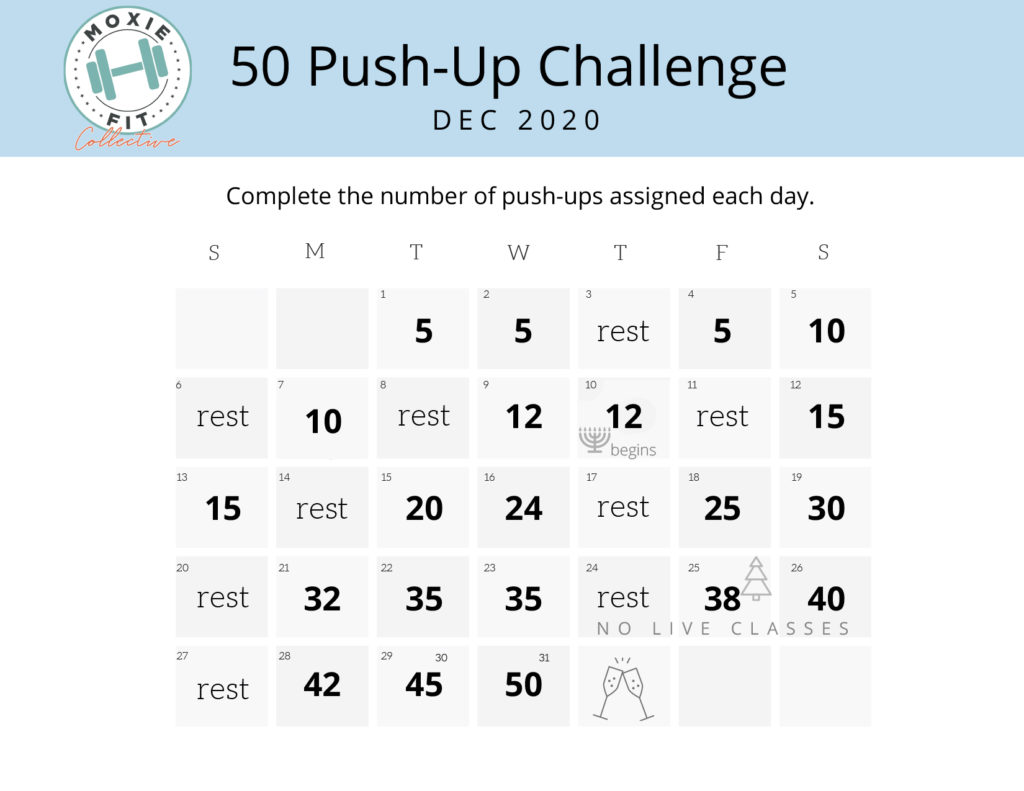 Moxie Fit Collective | 50 Push-Up Challenge